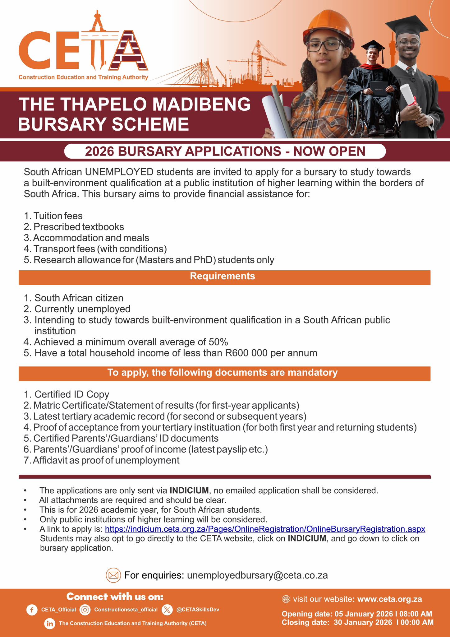 University Qualifications - The Thapelo Madibeng Bursary Scheme – 2026 ...